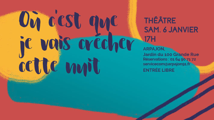 Où c'est que je vais crécher cette nuit ? | Ville d'Arpajon