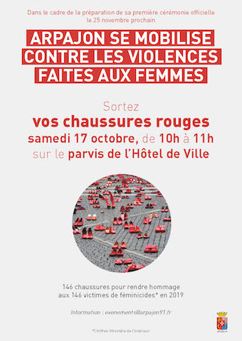 Des chaussures rouges contre les violences faites aux femmes ! | Ville ...